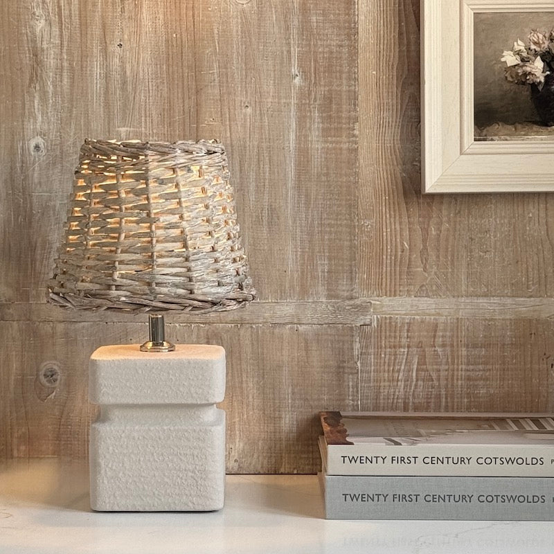 Limestone Square Lamp Base Small – Cowshed Interiors