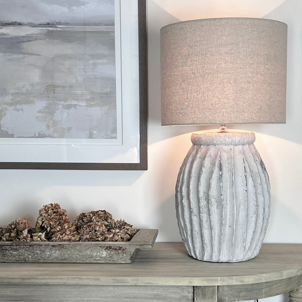Lago 40cm Cylinder Shade Two Colours – Cowshed Interiors